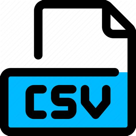 Comma Separated Values Csv File Format Icon Download On Iconfinder