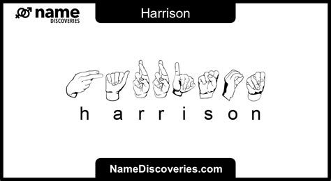 Harrison Name Meaning And Origin