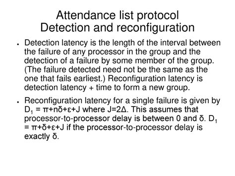 Synchronous Processor Group Membership Protocol A Mok Ppt Download