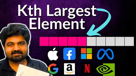Kth Largest Element In An Array 215 Meta Interview Question Youtube