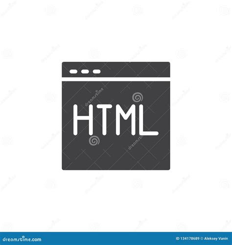 Webpage Html Code Outline Icon Cartoon Vector CartoonDealer