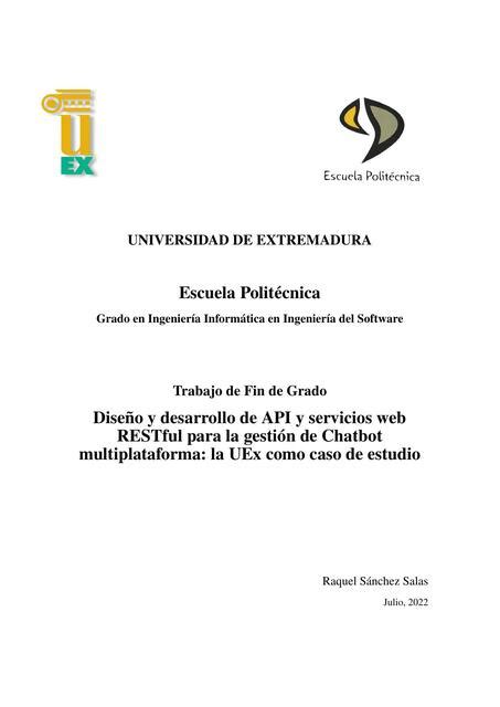 Diseno Y Desarrollo De Api Y Servicios Web Meta Udocz