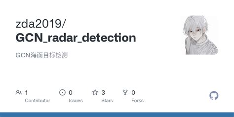 GitHub zda GCN radar detection GCN海面目标检测