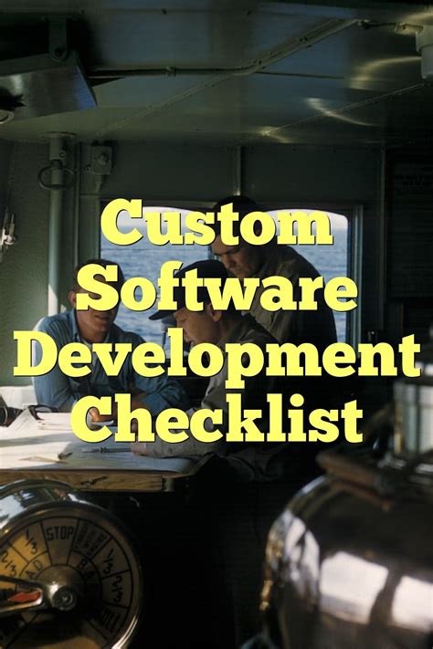 custom software development checklist by internetcomputersupport medium