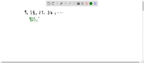 SOLVED Identify The Inaugural Term And Write The Nth Term Formula For Each Application Then
