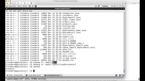 Hadoop Certification Cca Copying Data Into Hdfs Youtube