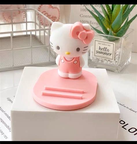 Authentic Hello Kitty Desk Phone Holder Mobile Phones And Gadgets