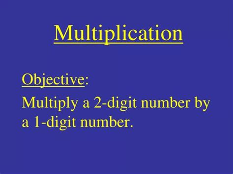 PPT Multiplication PowerPoint Presentation Free Download ID 5744421