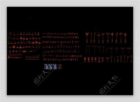 灯具常用模块cad图纸图片素材 编号06804815 图行天下