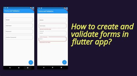 How To Manage Forms And Validation In Flutter Become Flutter Developer