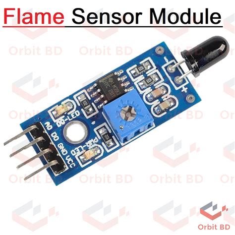 Flame Sensor For Fire Detection Moduleir Infrared 4 Wire Flame Detection Sensor Module Ir Flame