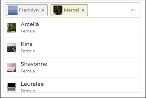 advance dropdown