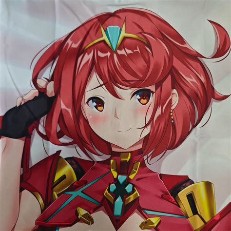 Misaki1987 Xenoblade2 Pyra Anime Girl Dakimakura Hugging Body Pillow Case Cover