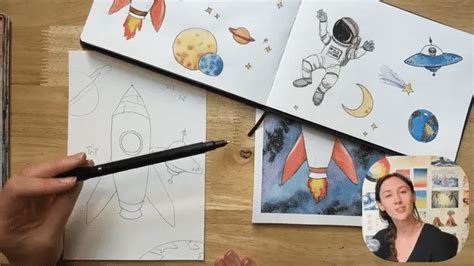 Rocket Ship Art With Lauren