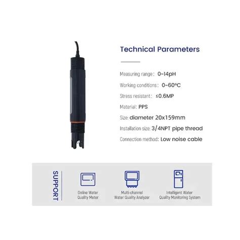 Online Digital Aquaculture Ph Orp Sensor Water Probe Electrode Ph Probe Sensor Ph Orp Sensor