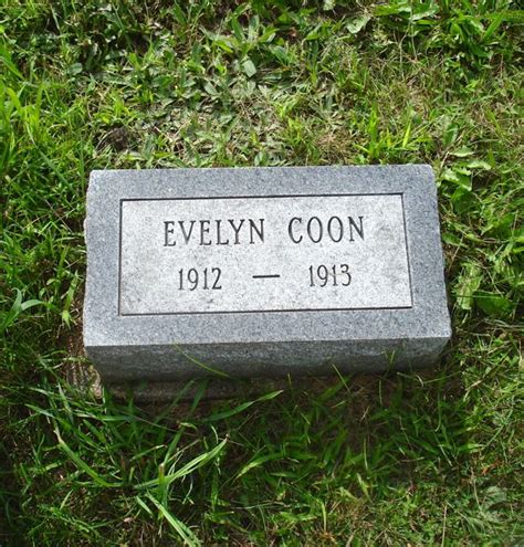 Evelyn Helen Coon 1916 1917 Memorial Find A Grave