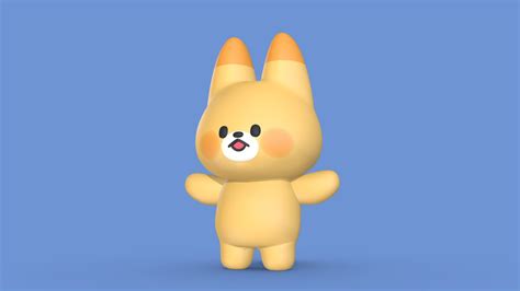 여우 3d Model By Illunex [88e93ee] Sketchfab