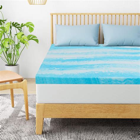 Queen Mattress Topper 234 Inch Queen Cooling Gel Infused Mattress