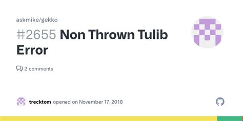 non thrown tulib error · issue 2655 · askmike gekko · github