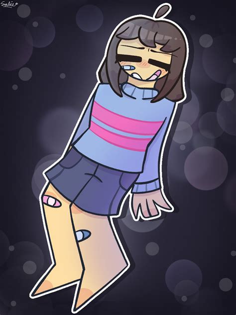 Frisk In A Void Or Smth I Dont Really Know By Tinytweetkeet On Deviantart