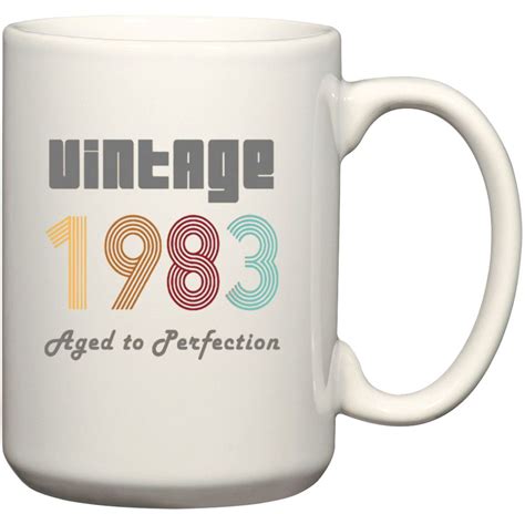 Vintage 1983 Aged To Perfection 40th Birthday For Her T Coffee Mug