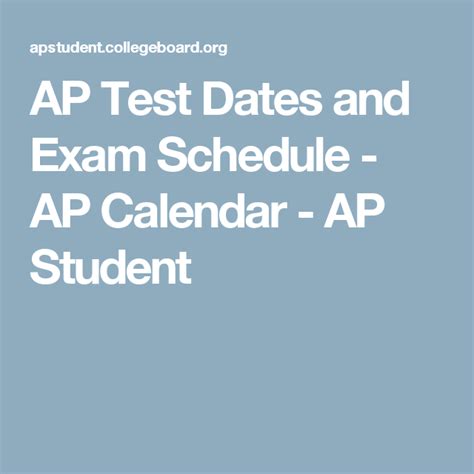 AP Test Dates And Exam Schedule AP Calendar AP Babe Ap Test Exam Schedule Exam