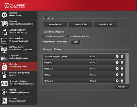 Secure Browser Kiosk Mode