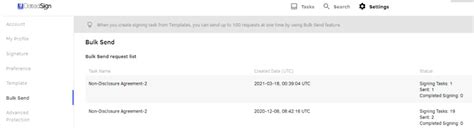 How To Send A Task To Multiple Signers Using Bulk Send Help Center Dottedsign