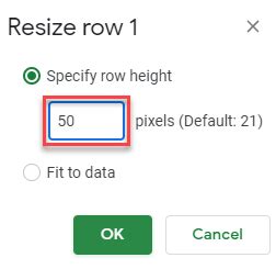 Change Cell Size In Pixels Or Inches In Excel Google Sheets Auto VBA