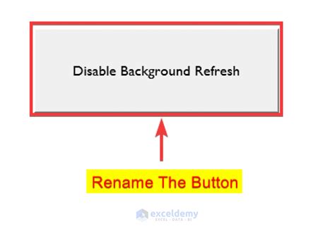 how to disable background refresh in excel 2 handy methods