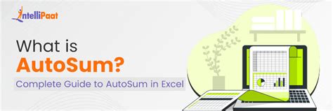 What Is AutoSum Complete Guide To AutoSum In Excel