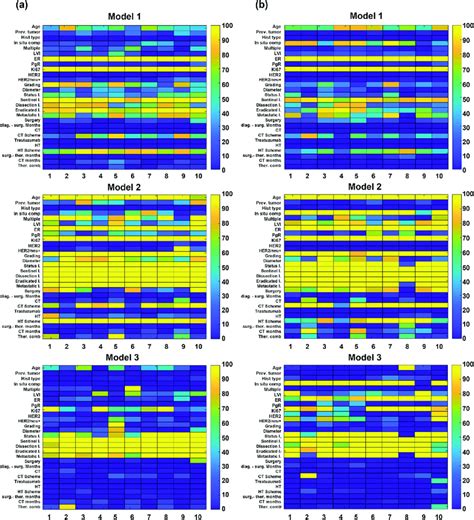 Maps Representing The Statistical Frequency Of Features Selected In