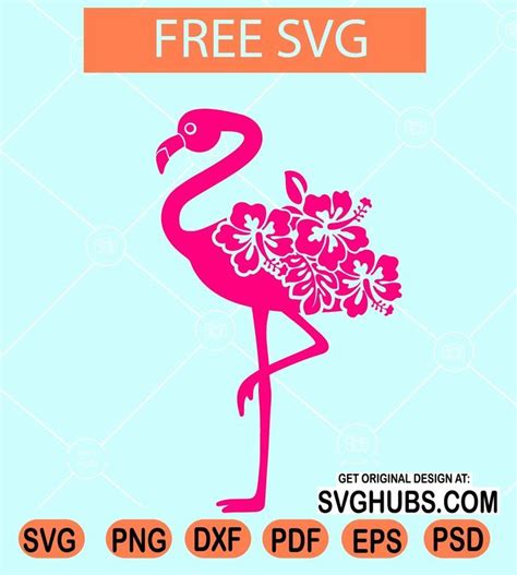 Tropical Flamingo Svg For Free