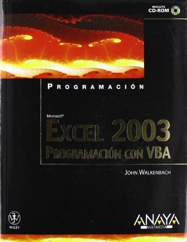 excel 2003 programacion con vba by john walkenbach goodreads