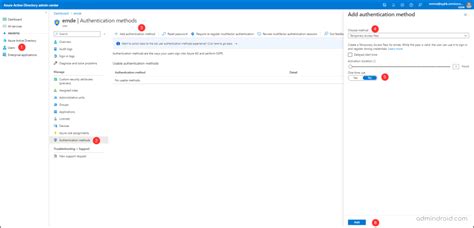 Configure Temporary Access Pass In Microsoft Entra