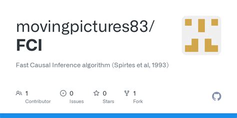 Github Movingpictures83fci Fast Causal Inference Algorithm Spirtes