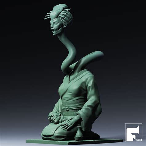 Rokurokubi Yokai 02 Free 3d Model 3d Printable Cgtrader