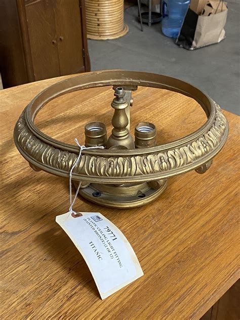working screen used ceiling light prop from 1997 titanic for sale at