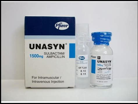 سعر ومواصفات Unasyn Antibiotic 1500 Mg 1 Injection من Chefaa فى