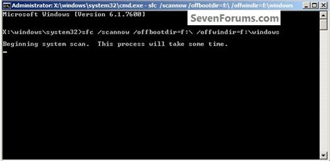 Sfc Scannow Run In Command Prompt At Boot Tutorials