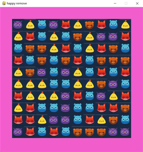 简单版开心消消乐（python实现）开心消消乐python代码 Csdn博客