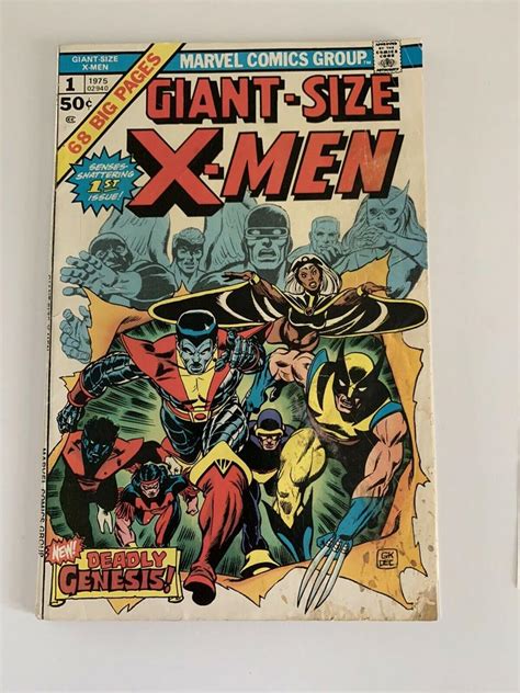 Giant Size Xmen 1 First Appearance Of The New Xmen Vg 2026307084