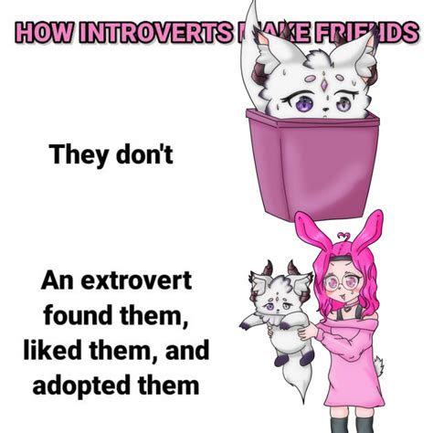 Introvert Vs Extrovert Meme By Jokaneko On Deviantart