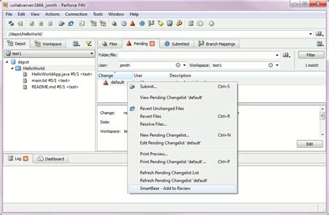 perforce integration collaborator documentation