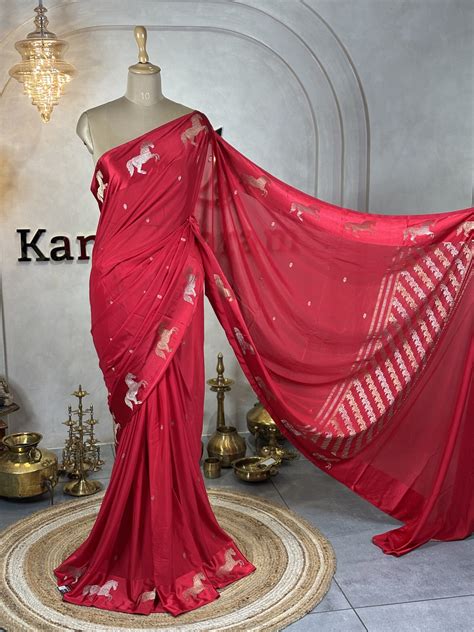 Semi Crepe Silk Sarees