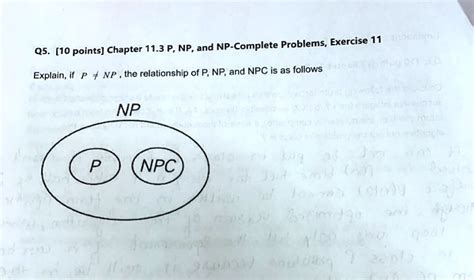 Q5 10 Points Chapter 113 P Np And Np Complete Problems Exercise