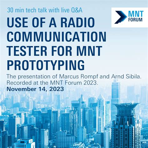 Rohde And Schwarz Mobile Network Testing On Linkedin