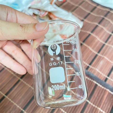 200ml Glass Beaker High Quality Borosilicate Graduated Low Form Glass