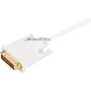 Monoprice Mini Displayport To Dvi Cable White Ft Zoro