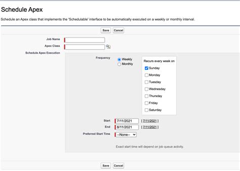 scheduled apex simplified salesforceblue